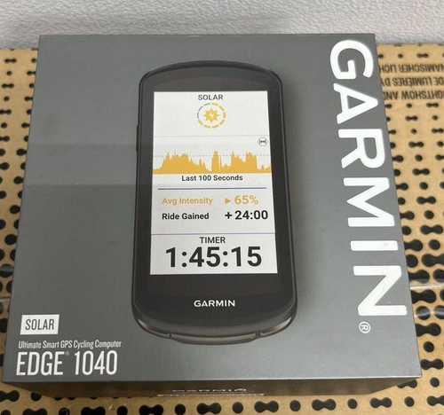 Велокомпьютер garmin edge 1040 solar новый