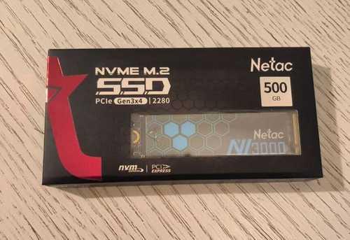 Новый SSD M.2 500 гб Netac NV3000