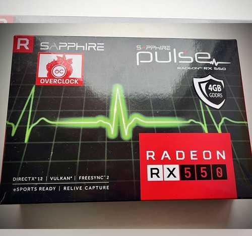 Видеокарта rx 550