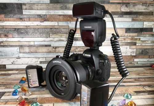 Canon EOS 6D Mark II kit 100mm 2.8 USM + YN24ex