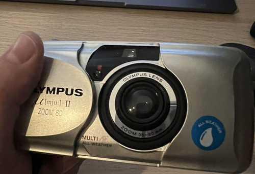 Olympus mju ii zoom 80 пленочный фотоаппарат