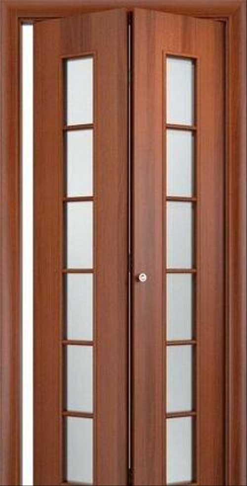 Складная дверь ламинированная Verda С-12 (о), осте
