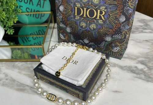 Колье чокер Christian Dior премиум