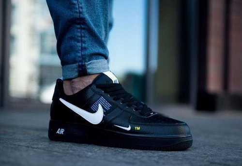 Кроссовки Nike Air Force 1'07 Utility Low Черные