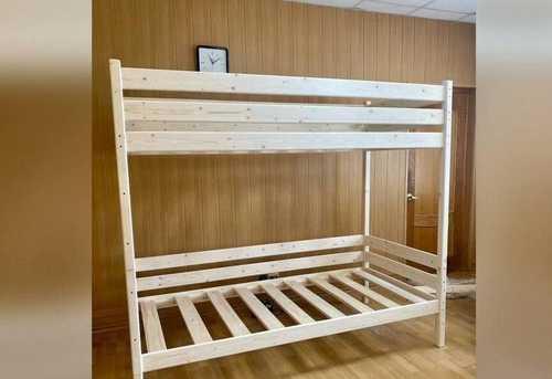 Двухъярусная деревянная кровать новая IKEA цена от