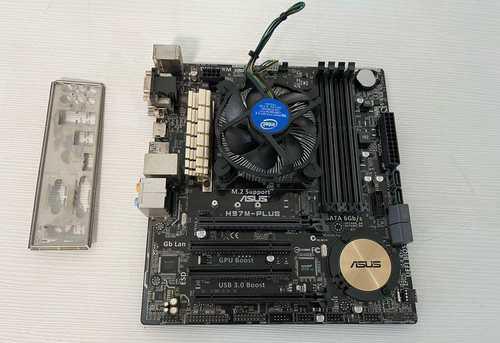 Материнская плата asus H97M-plus LGA 1150