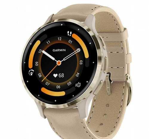 Часы Garmin venu 3s Soft Gold French Gray