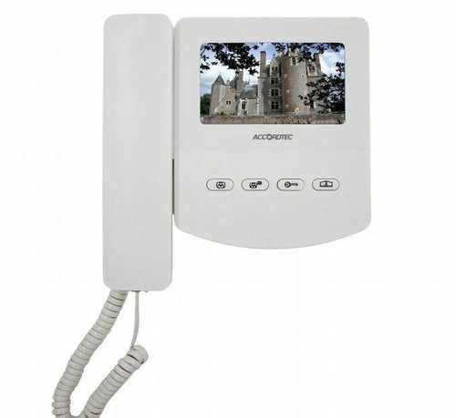AccordTec AT-VD 433C exel(белый) видеодомофон