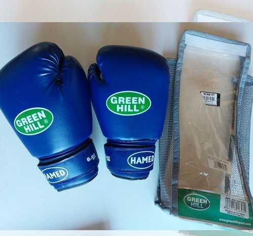 Перчатки боксерские Green Hill Hamed 6 oz новые