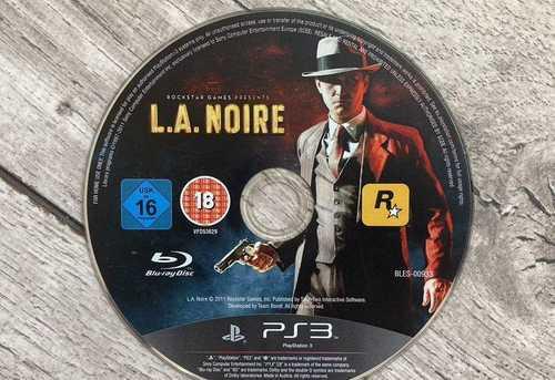 L.A. Noire Ps3 игры лицензия диск