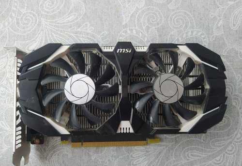 Видеокарта MSI GeForce GTX 1050 Ti 4 гб
