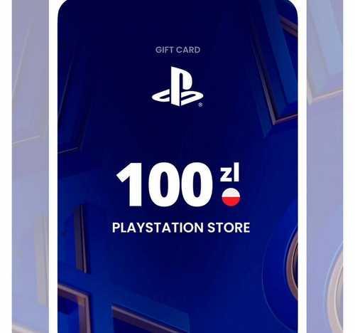 Пополнение кошелька Playstation Store Польша 100 zl / PLN 100 (PlayStation)