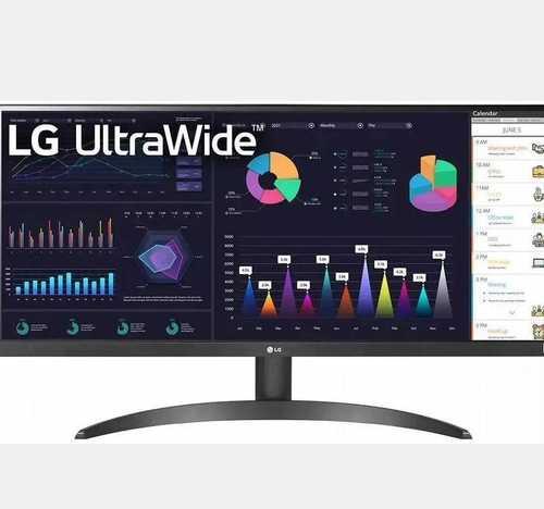 Монитор 29"LG UltraWide 29WQ500-B, 2560x1080