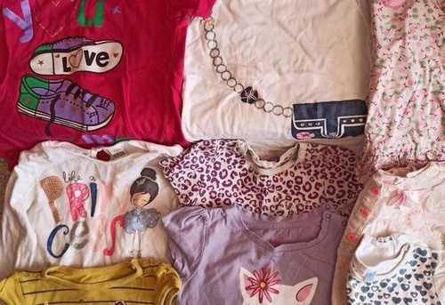 Детские футболочки платья для девочек