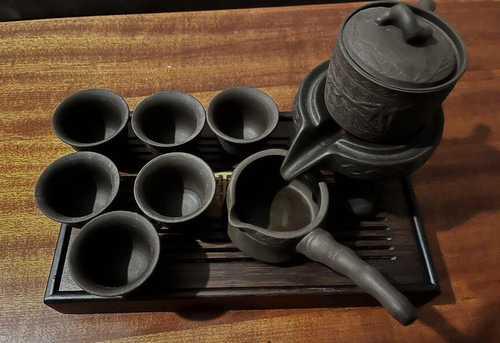 Глиняный чайный набор