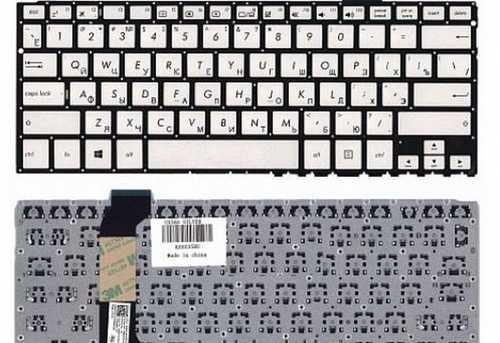 Клавиатура для ноутбука Asus UX360 серебряная