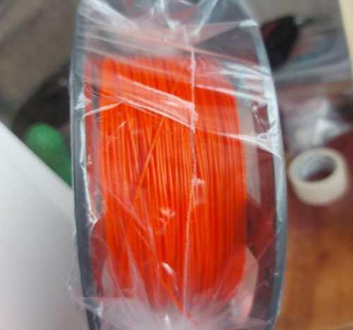 Пластик для 3D печати PetG оранжевый NIT