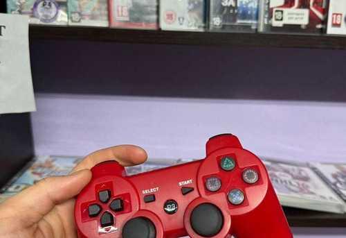 Геймпад dualshock 3 джойстик ps3 красный