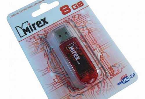 USB флешка Флешка 8 гб Mirex Elf Red