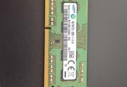 4GB PC3L DDR3L 1600 MHz Samsung память на ноутбук