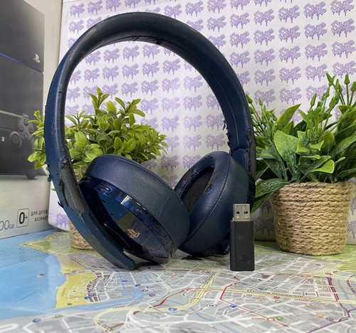 Sony PS Gold Wireless Headset 500 Million Limited