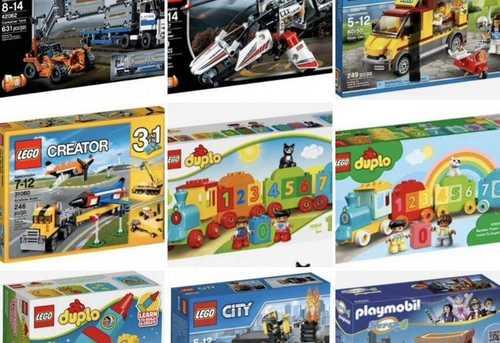 Новые Наборы Lego, Playmobile