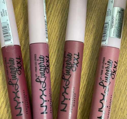 Помада матовая nyx lingerie xxl пакетом