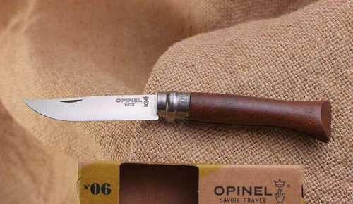 Нож Opinel №6 Орех, в коробке