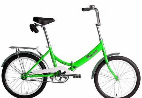 Велосипед складной Кама d-20 1х1 (2023) 14" зелены