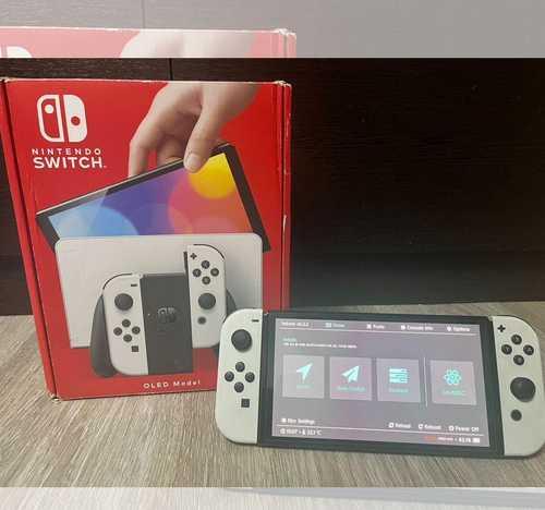 Nintendo switch oled прошитая чип