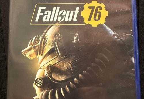 Диск на ps4 " Fallout 76"