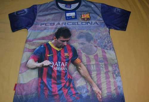 Фирменная футболка Барселона Месси с автографом