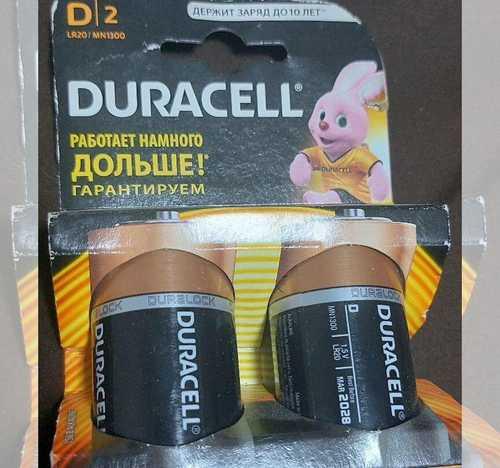 Батарейки duracell d2