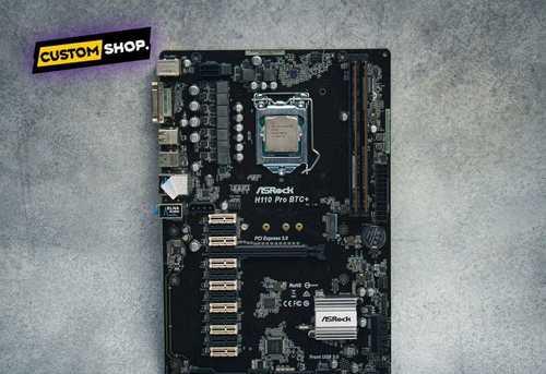 ASRock H110 Pro BTC+ Intel Celeron G3930 DDR4 8Gb