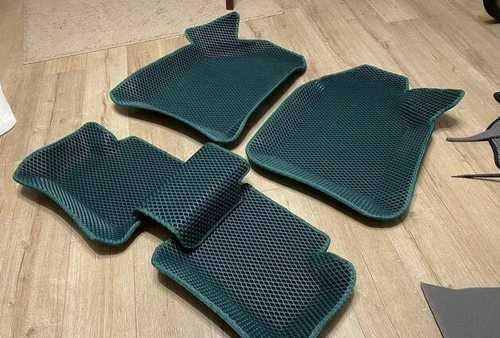 3D коврики EVA с бортами клипсами и липучкой