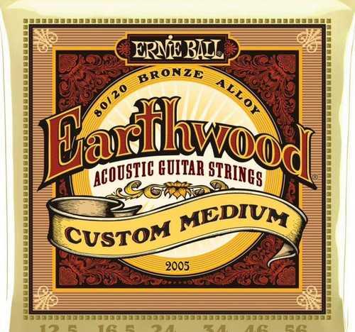 Ernie Ball 2005 Earthwood 80/20 для акустической г