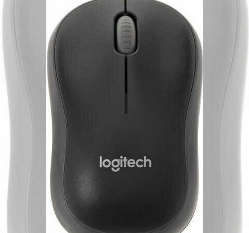 Мышь Logitech M186 черный/серый оптическая (1000dp