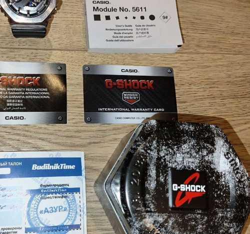 Оригинал casio G-shock GM 2100-1a часы