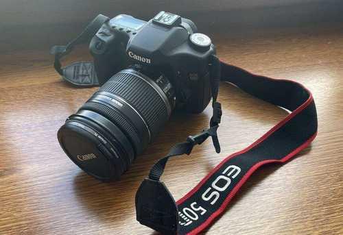 Камера Canon EOS 50D и объектив 18-200 мм