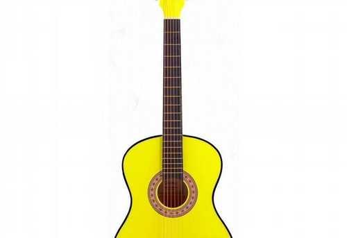 Акустическая гитара DaVinci DF-50A неоновый желтый