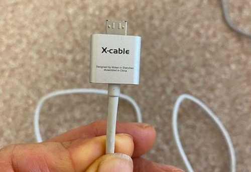 Кабель USB -microUSB магнитный, длина 1метр