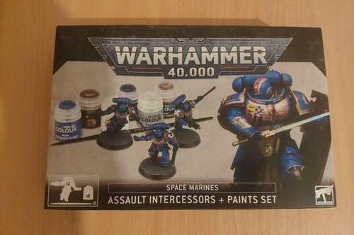 Warhammer 40000 space marines assault intercessors