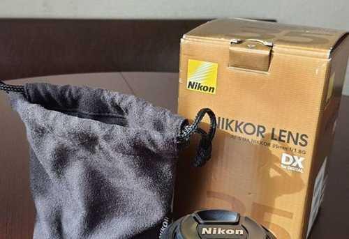 Объектив nikon DX AF-S nikkor 35 mm 1.8 G