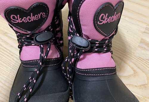 Сапоги ботинки зимние skechers 20