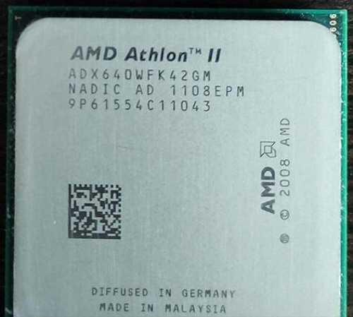 Процессор AMD Athlon ii x640