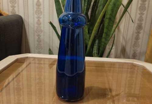 Бутылка синяя для рукоделия