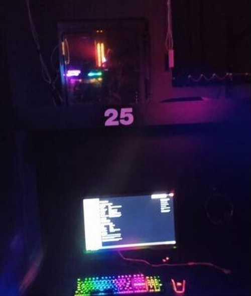Игровой компьютер с монитором 144