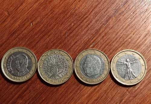 1 евро монета. Жетон