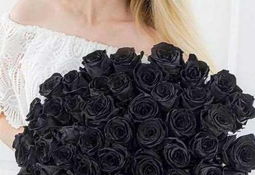 Чёрные розы Букеты доставка цветов