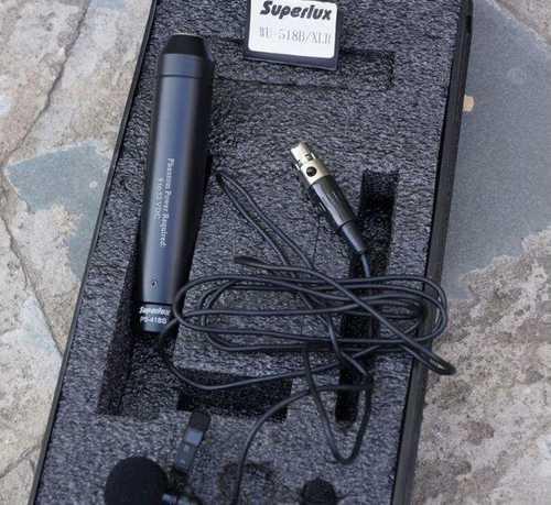 Микрофон петличный Superlux WU-518B/XLR